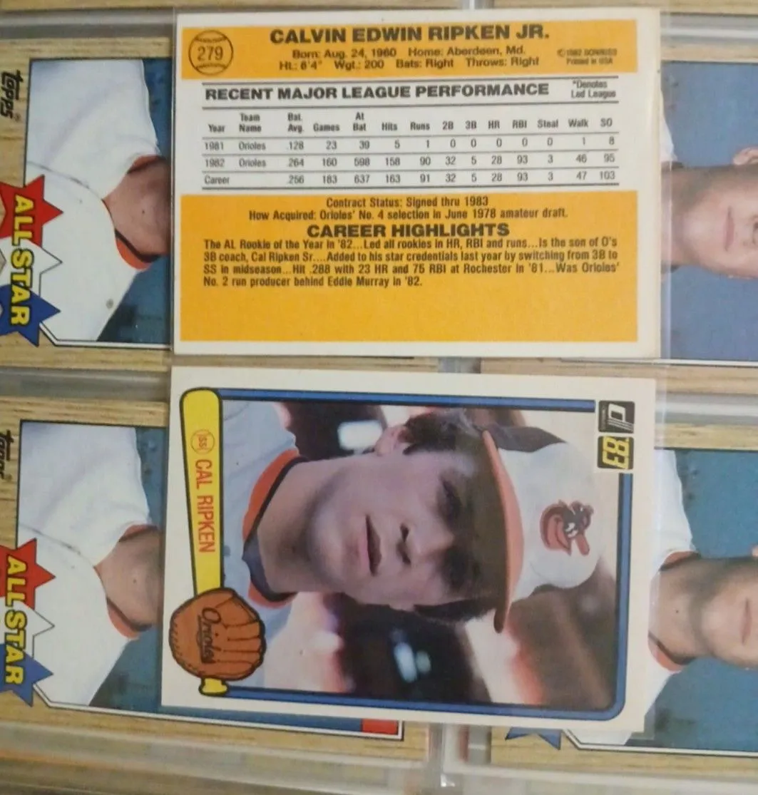 2 1982 cal ripken Jr rookie cards # 279 · Whatnot: Shop, Sell, Connect