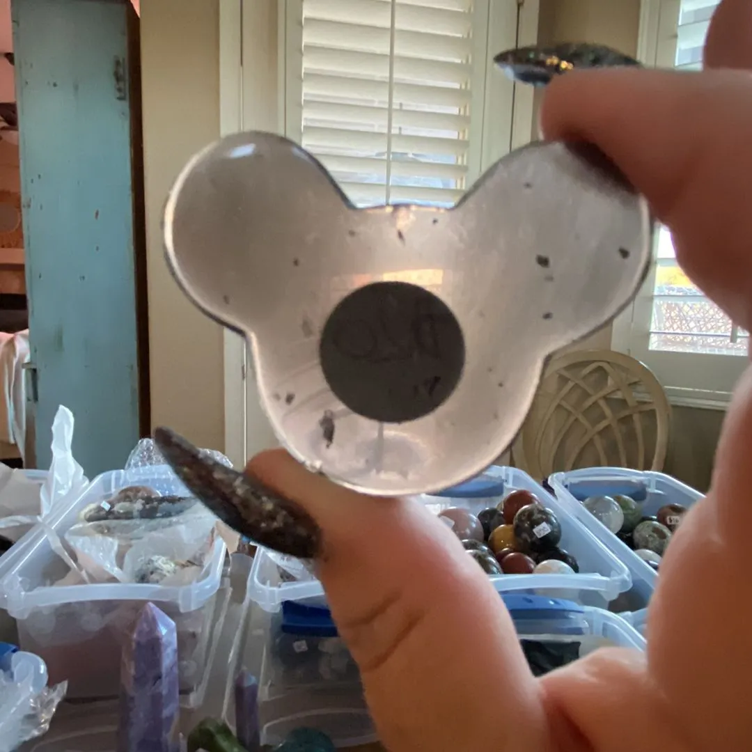 Mickey Mouse Black Ice Obsidian Carving #6 · Whatnot: Buy, Sell & Go Live
