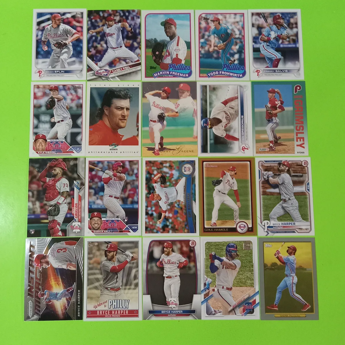 Philadelphia Phillies 100 Cards, Alec Bohm 2 RC'S, Bryson Stott RC ...