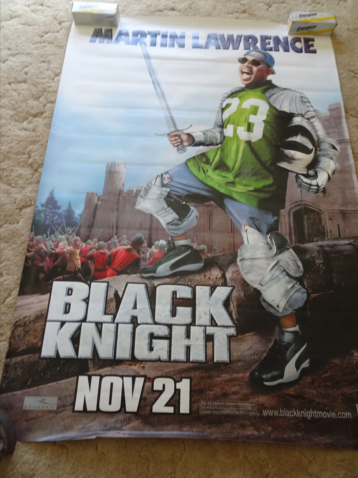 BLACK KNIGHT - MOVIE BANNER WITH MARTIN LAWRENCE · Whatnot: Buy, Sell ...