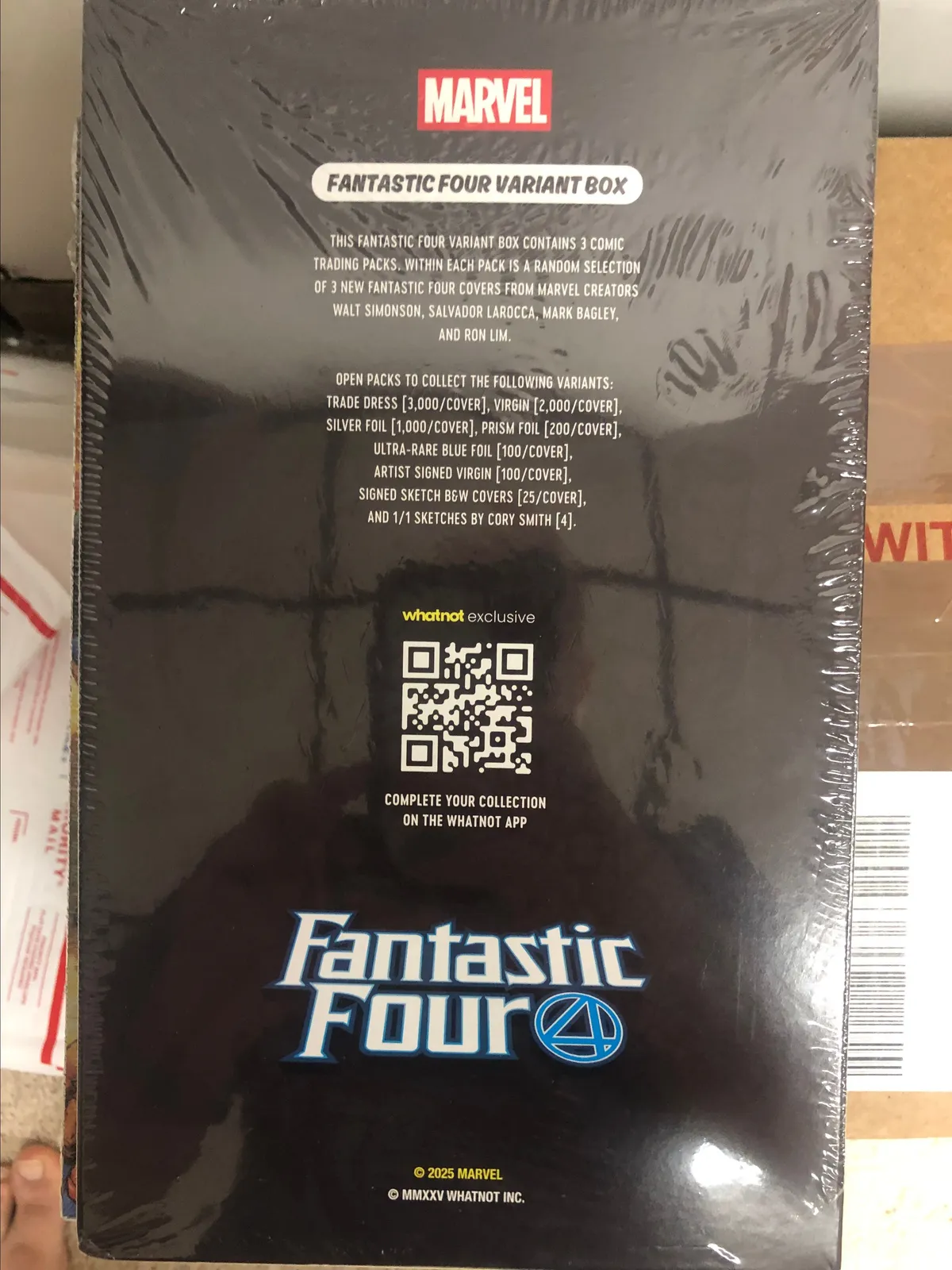 SEALED WHATNOT EXCLUSIVE FANTASTIC FOUR VARIANT BOX (3 PACKS) · Whatnot ...