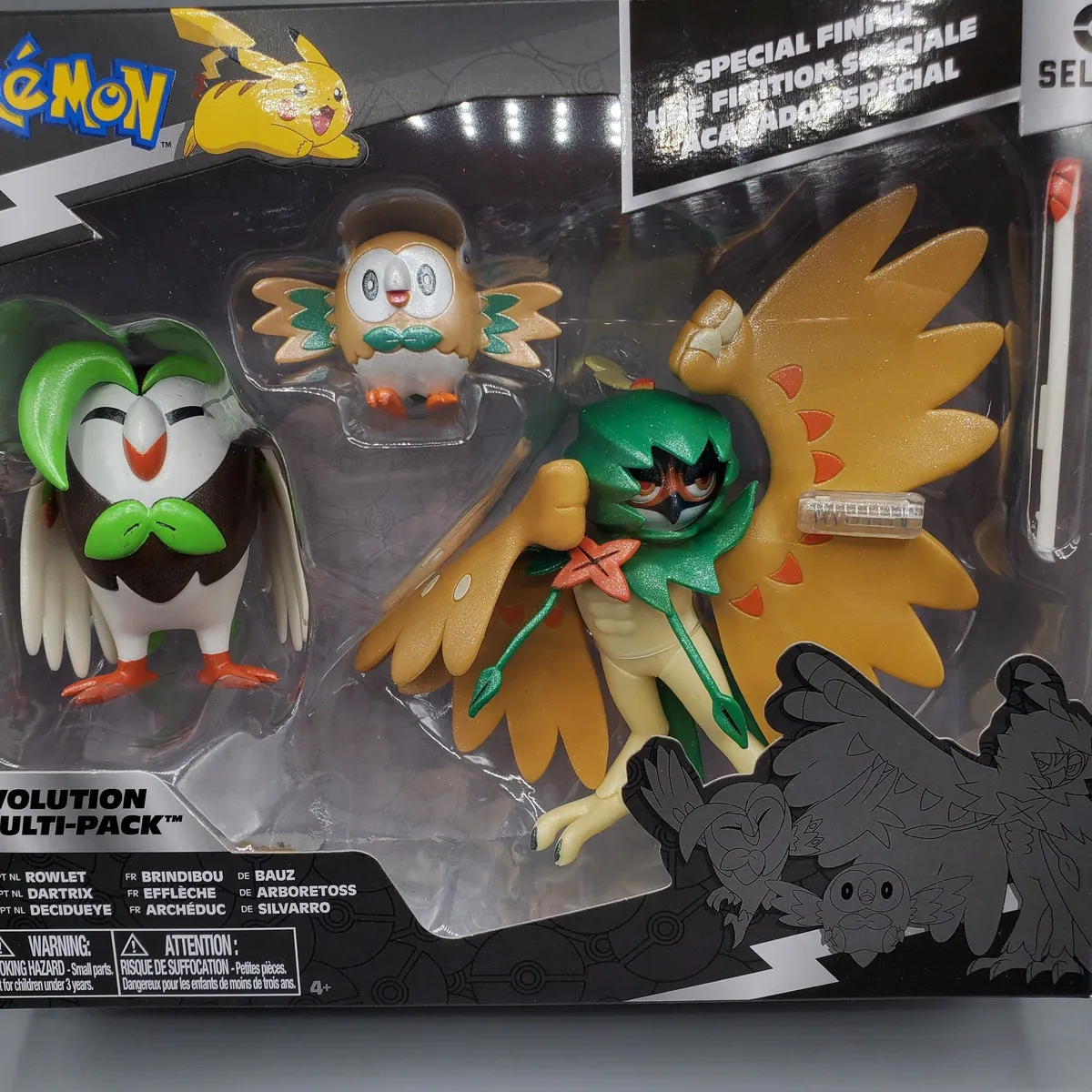 Pokemon Select Evolution Multi-Pack Rowlet Brindibou & Baux Action ...