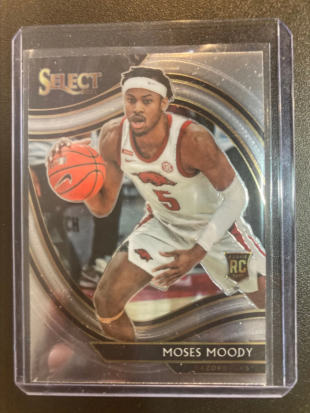 Moses Moody 2021 Panini Chronicles Select Draft Picks Rookie Card #286 ...