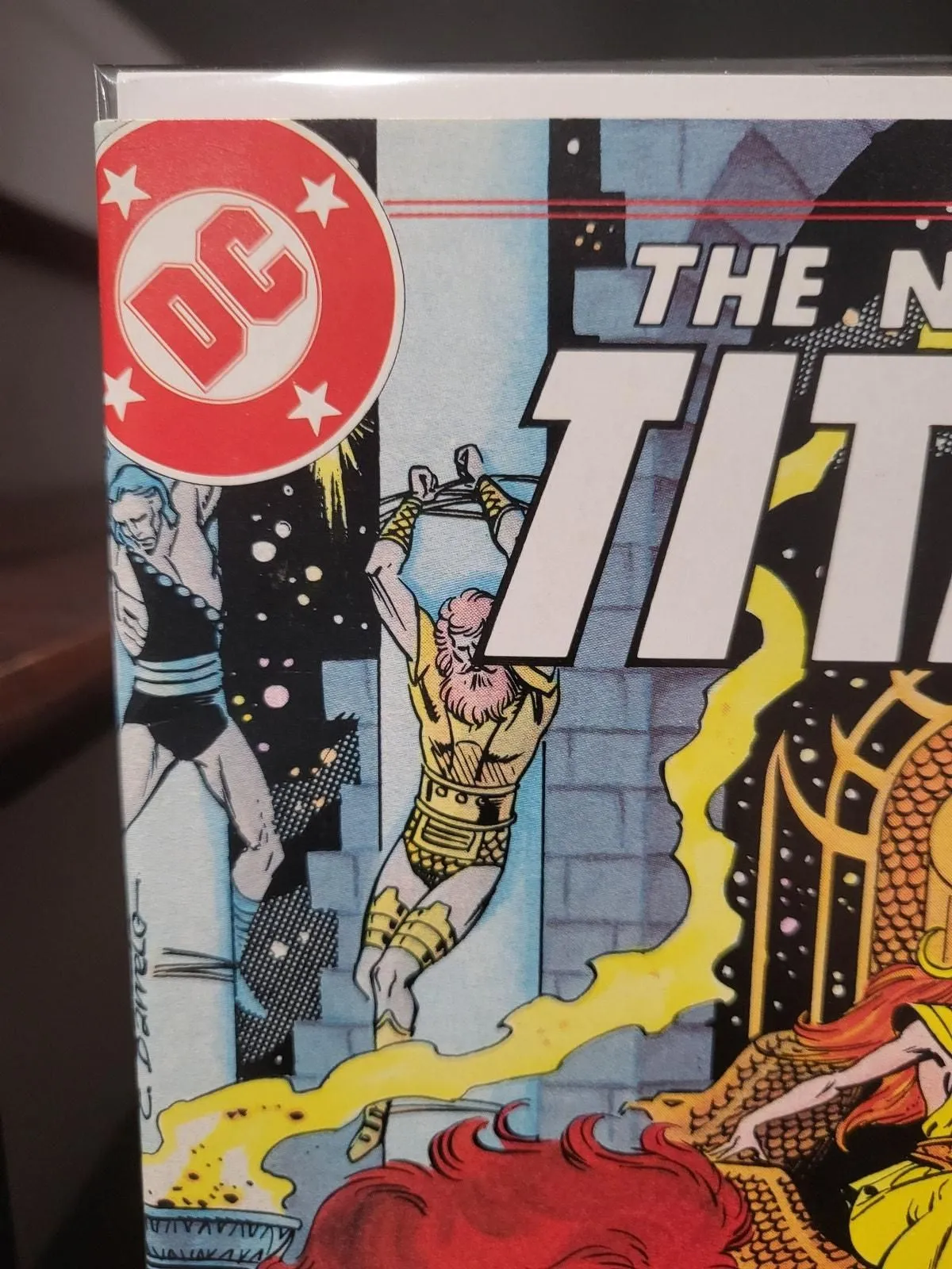 New Teen Titans #8 (1985) "There Might Be..GIANTS" Ed Baretto Cover DC ...