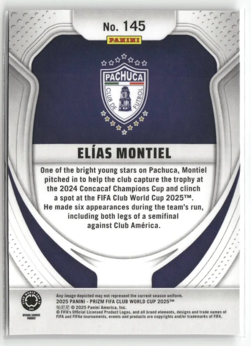 2025 Panini Prizm FIFA Club World Cup #145 Elias Montiel · Whatnot ...