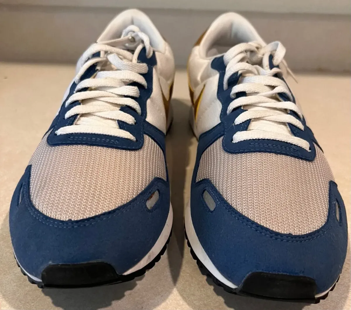 NIKE Air Vortex VINTAGE 2003 Dark Blue Gold RARE Mens 14 307660-471 ...