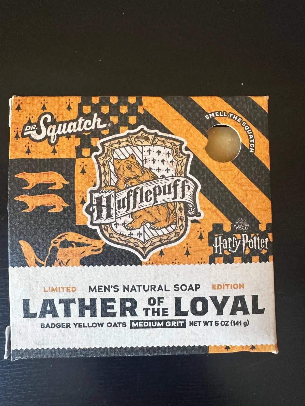Dr. Squatch Harry Potter Lather of the Loyal Hufflepuff Natural Soap ...