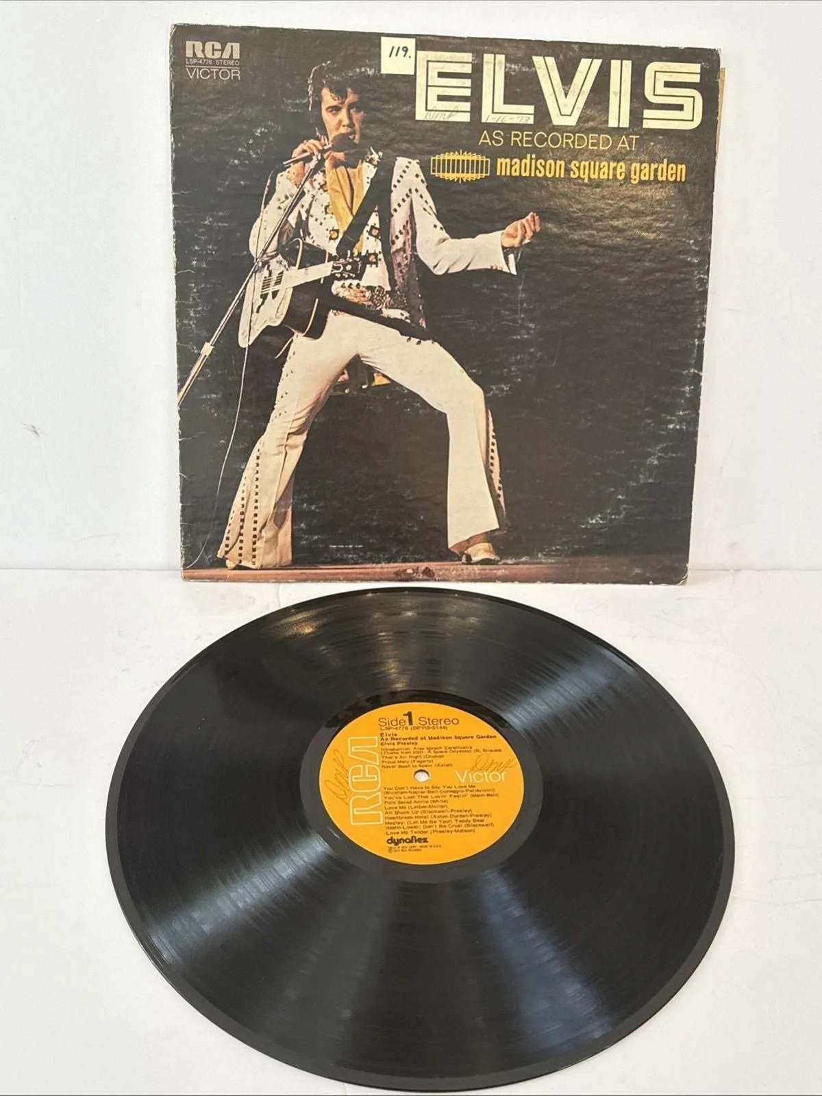 ELVIS PRESLEY - As Recorded Live At Madison Square Garden LP Vinyl ...