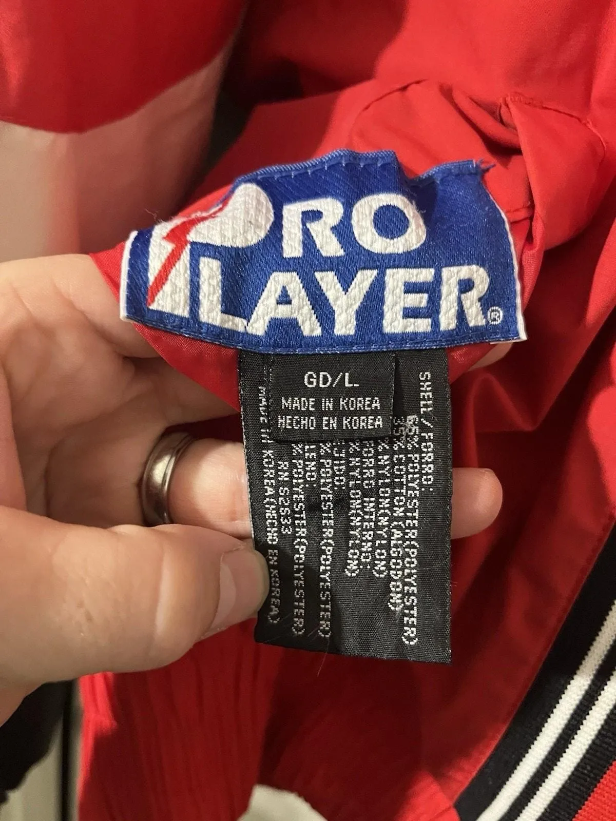 Vintage IU Indiana Hoosiers Reversible Pro Player Jacket Sz L Red 90s ...