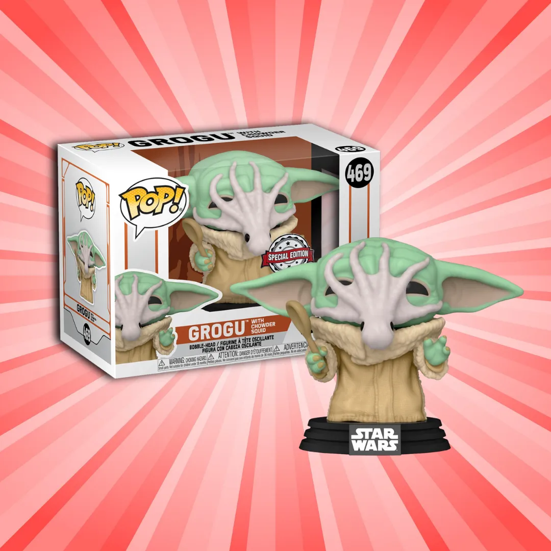 Funko Pop! Star Wars Grogu with Chowder Squid Special Edition #469 ...