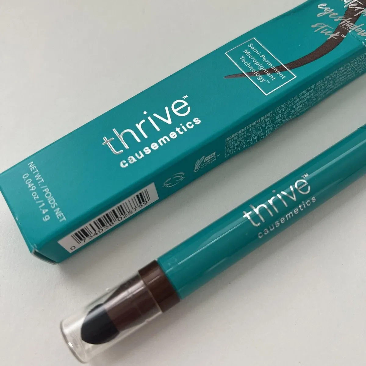 Thrive Causemetics Infinity Waterproof Eyeshadow Stick RIJI Cocoa ...