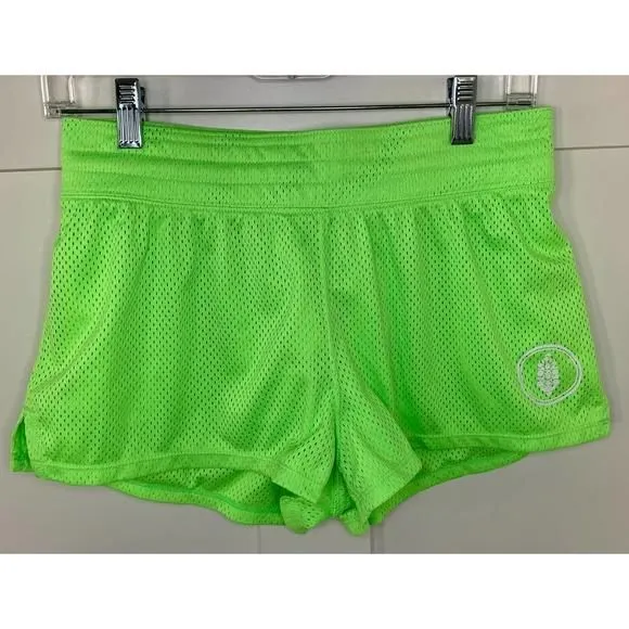Free People FP Movement Hoop Shorts Lime Zest Size XS Pull On Elastic ...