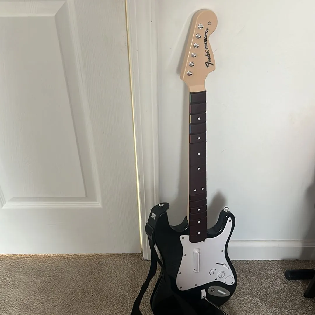 Rockband 4 black fender Stratocaster guitar controller for ps4 ...