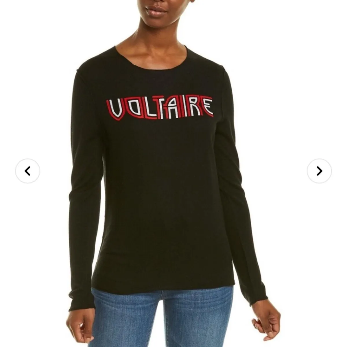 ZADIG & VOLTAIRE Gwendal Woolmark Sweater In Black NWT size small ...