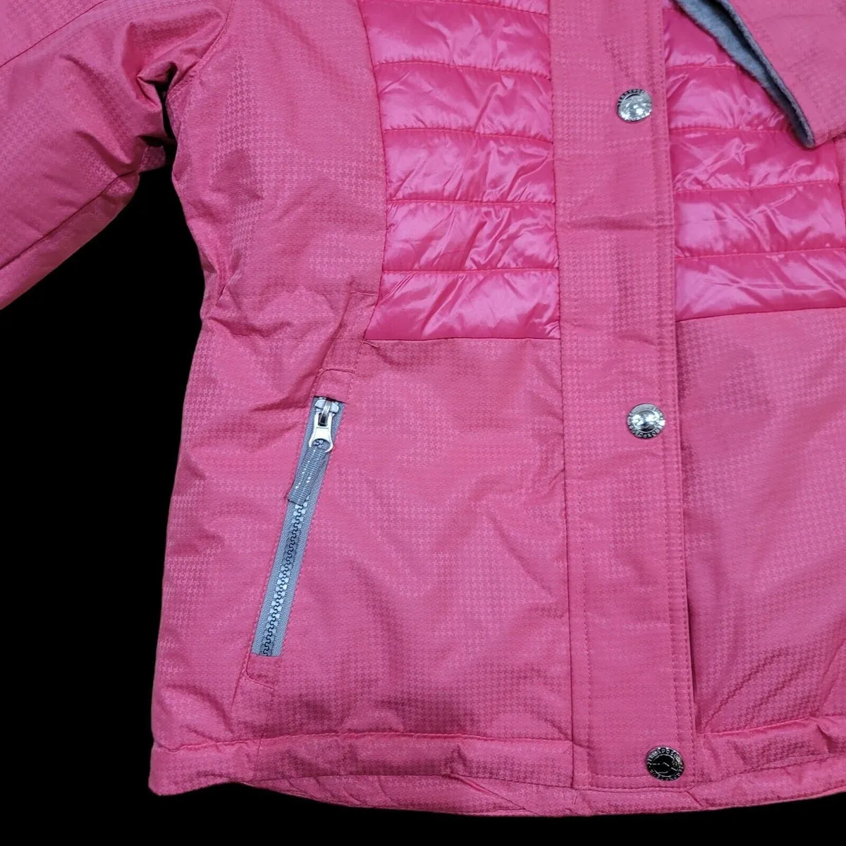 NWT ZeroXposur Girls Snowboarding Heavyweight Jacket & Headband Sz 10/ ...