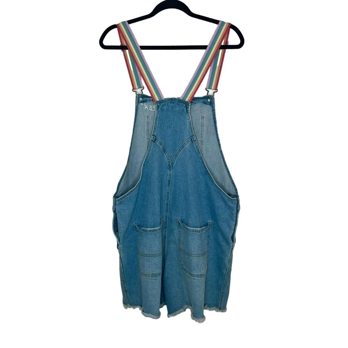 Target LBGTQ Take Pride Parade Rainbow Queen Gay Denim Overall Shorts ...