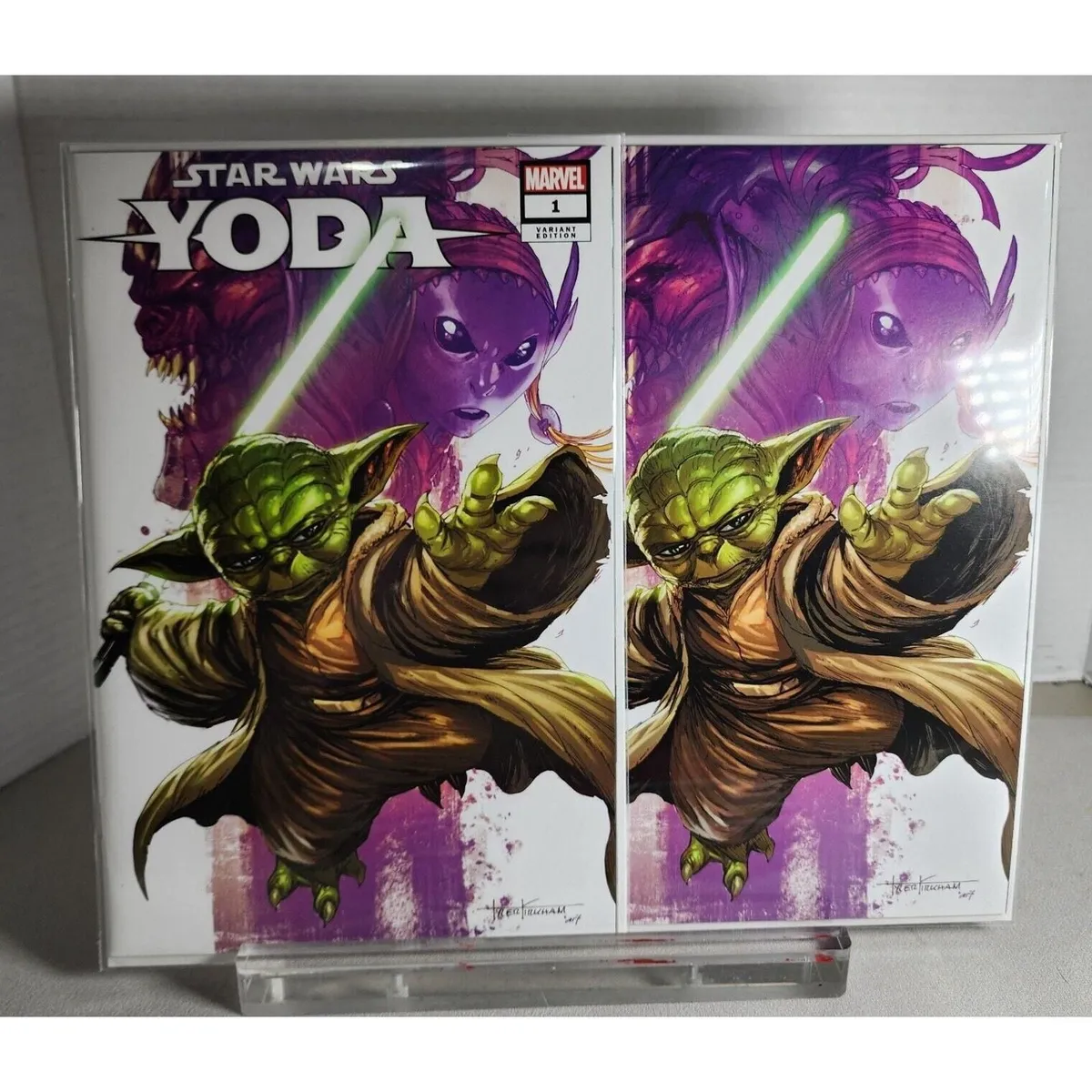 STAR WARS YODA #1 TYLER KIRKHAM WHATNOT TRADE & VIRGIN VARIANT 2022 NM 🔥🔥 · Whatnot: Buy, Sell ...