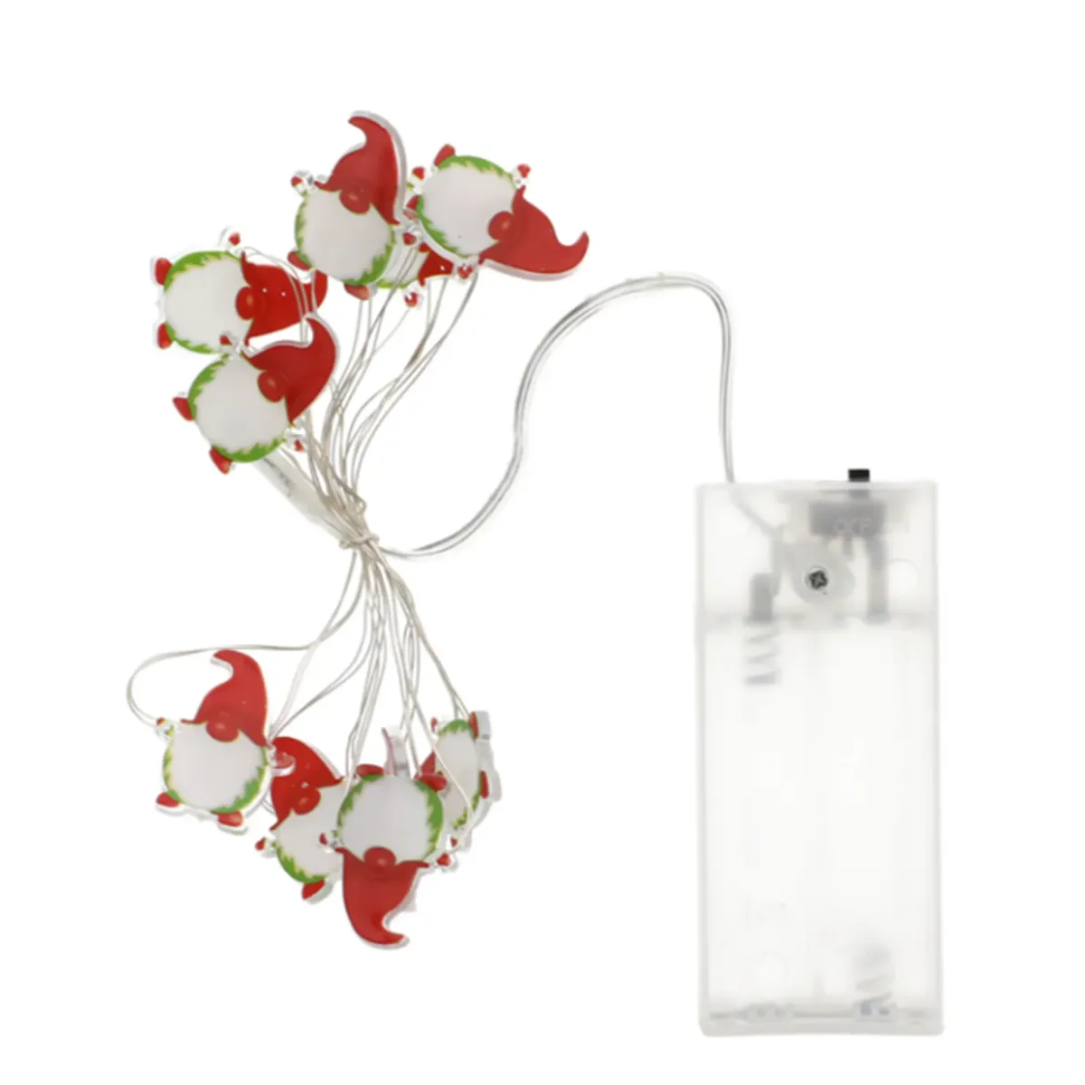 Christmas House LED Gnome String Lights 10 Count 3 Ft Warm White ...