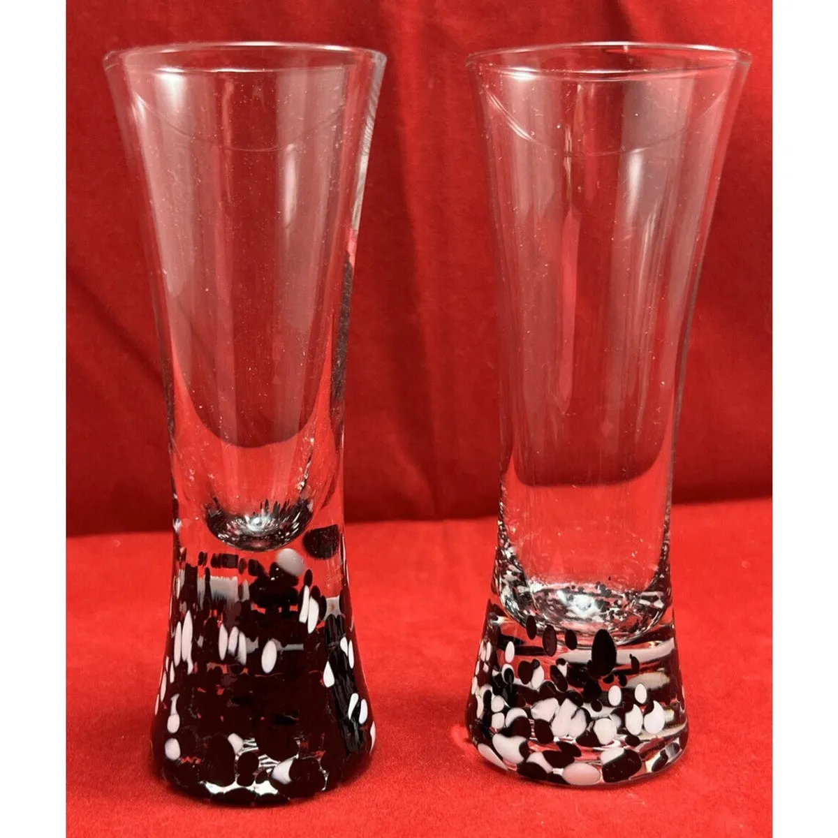 Tequila Rose Shot Glasses Black & White Speckled. *Pre-Owned*Lot Of 2 ...