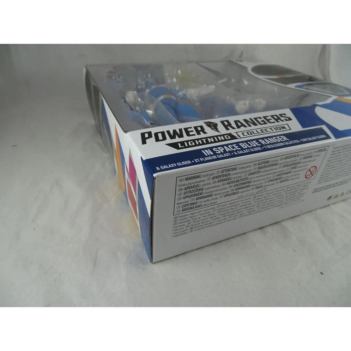 Hasbro Power Rangers Lightning Collection in Space Blue Ranger & Glider ...