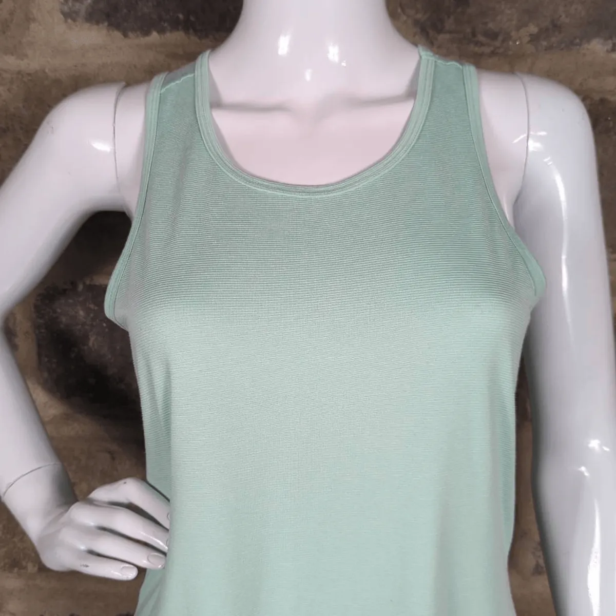 Avia Tank Top Woman's Size Small Aqua Green Ribbed Lightweight ...