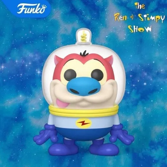 Funko POP! Nickelodeon Ren & Stimpy Space Madness Stimpy Figure #1533 ...
