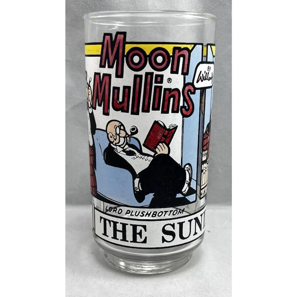 Vintage 1976 The Sunday Funnies Glass Moon Mullins. *Pre-Owned ...