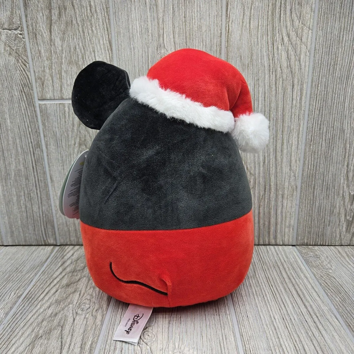 Squishmallow Disney Mickey Mouse Santa Hat Christmas Holiday Plush 10 ...