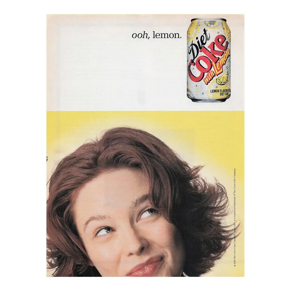 Diet Coke with Lemon Vintage Magazine Print Ad 2002 · Whatnot: Buy ...