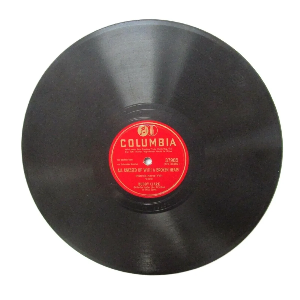 YOU ARE NEVER AWAY Buddy Clark Columbia Records 1947 Album 78 RPM Big ...