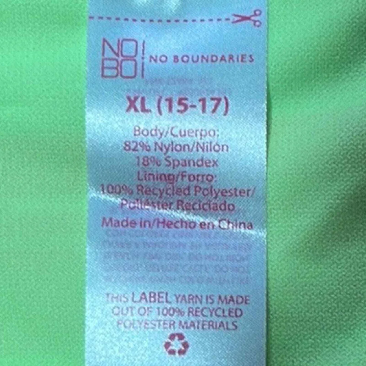 NoBo Bikini Bottom Juniors Size XL 15-17 Sunray Stripe No Boundaries ...