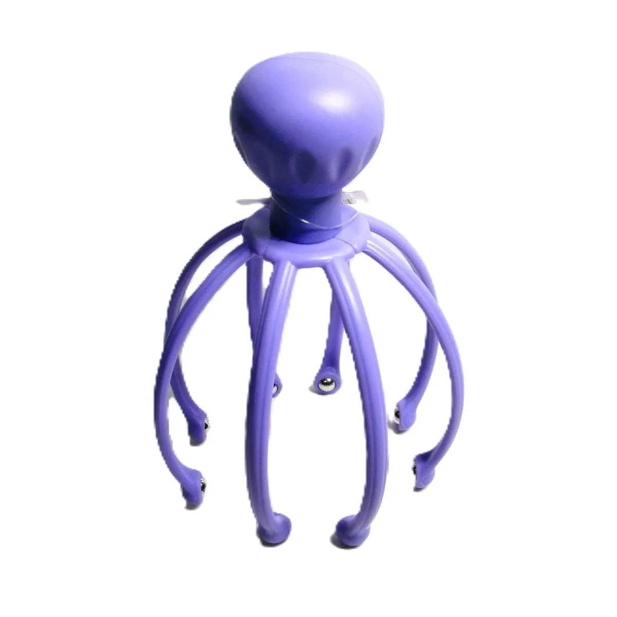 Namotu Head Scalp Massager Purple Plastic 8 Roller Balls Prongs ...