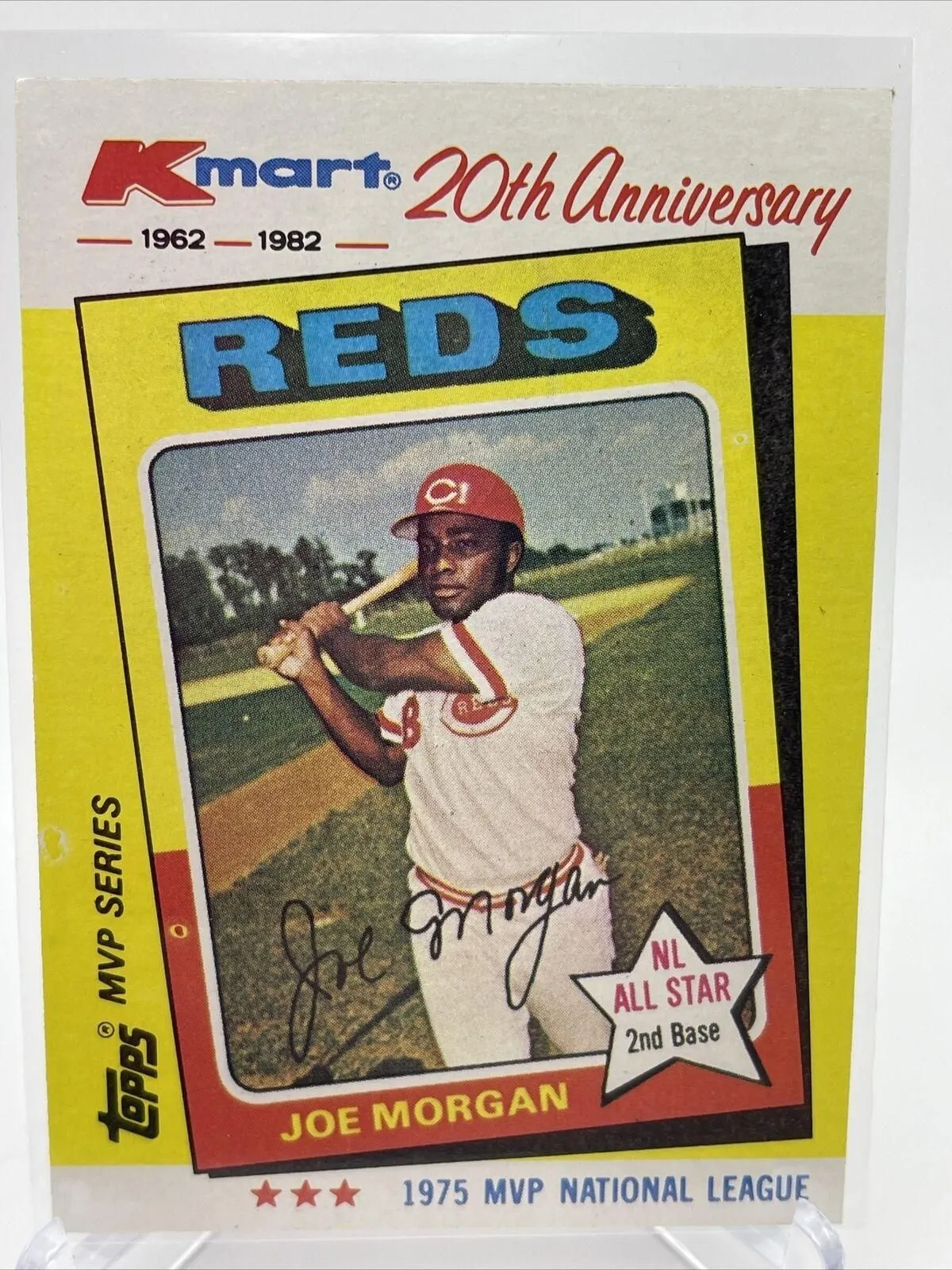 1982 Topps Kmart Joe Morgan Baseball Card #28 Mint FREE SHIPPING ...