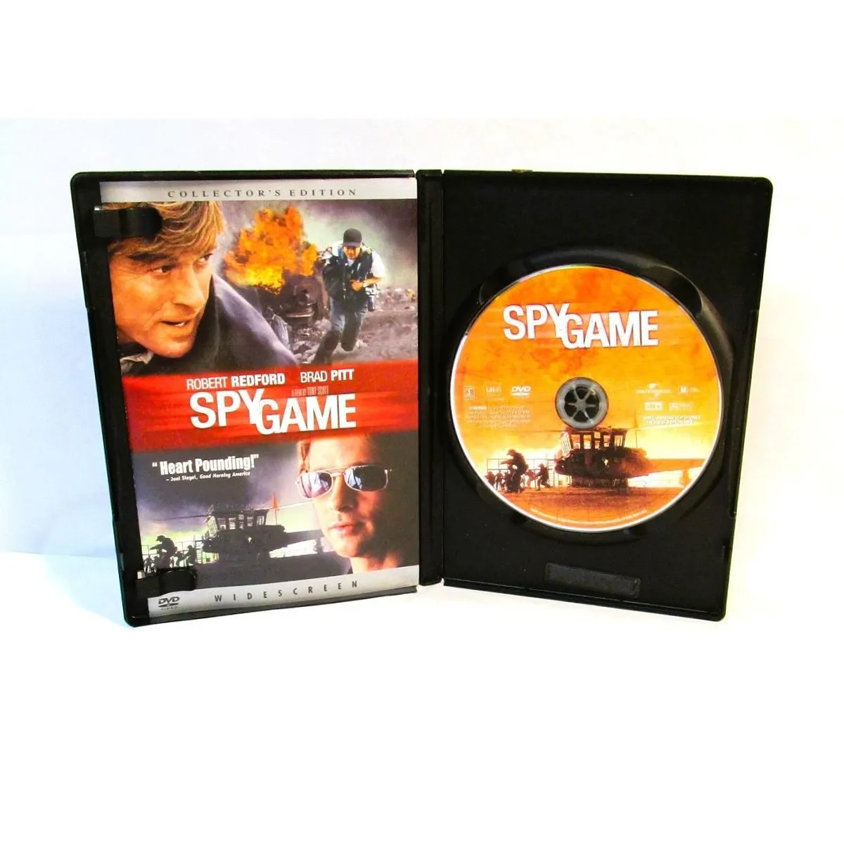 SPY GAME (2001) Movie DVD Robert Redford Brad Pitt Action Thriller Film ...