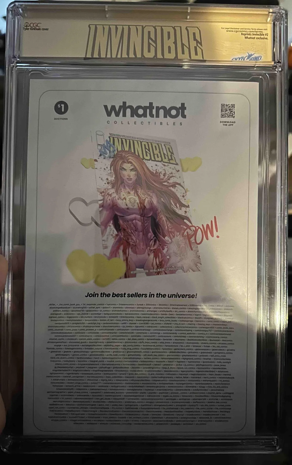 Invincible #2 Atom Eve Battle Damage Variant · Whatnot: Buy, Sell & Go Live