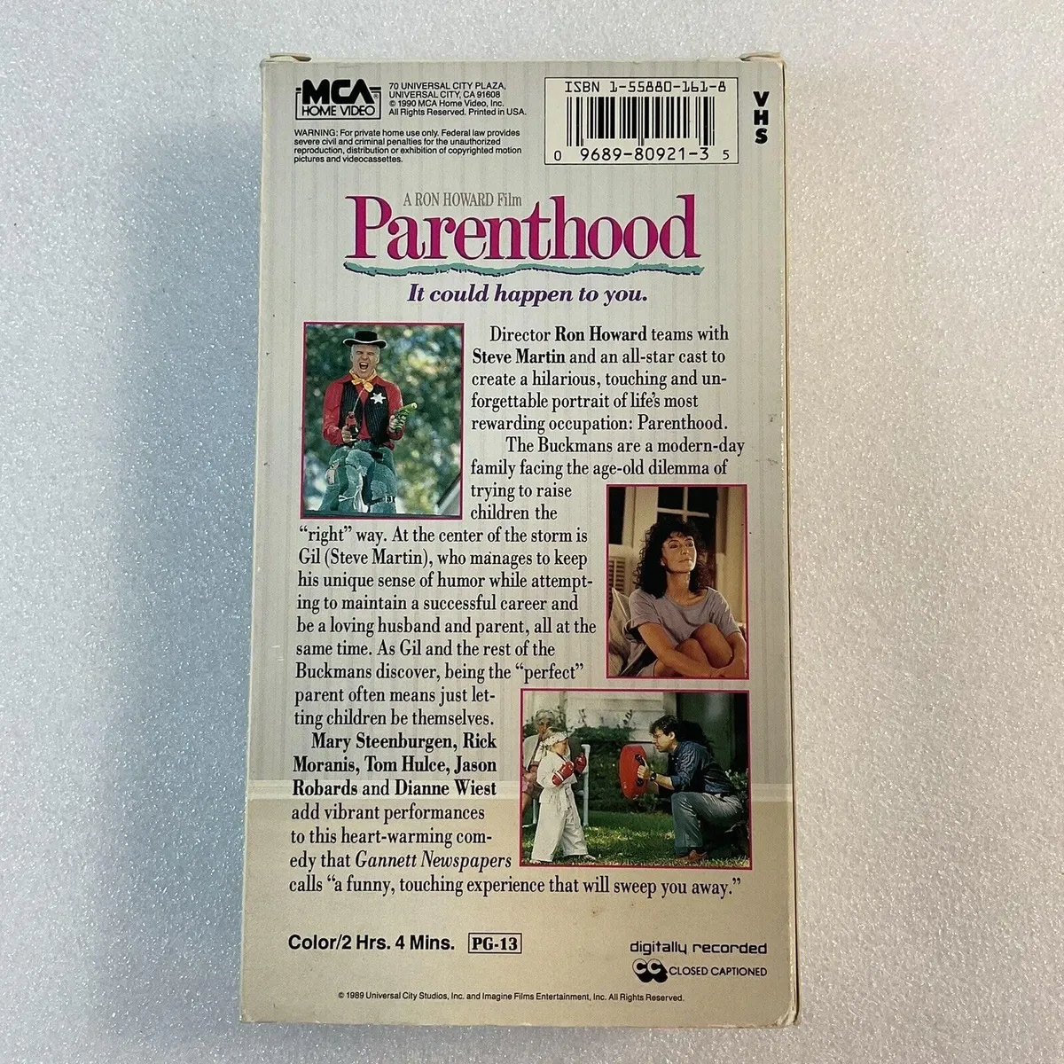 Parenthood VHS 1990 Steve Martin Rick Moranis Keanu Reeves · Whatnot ...