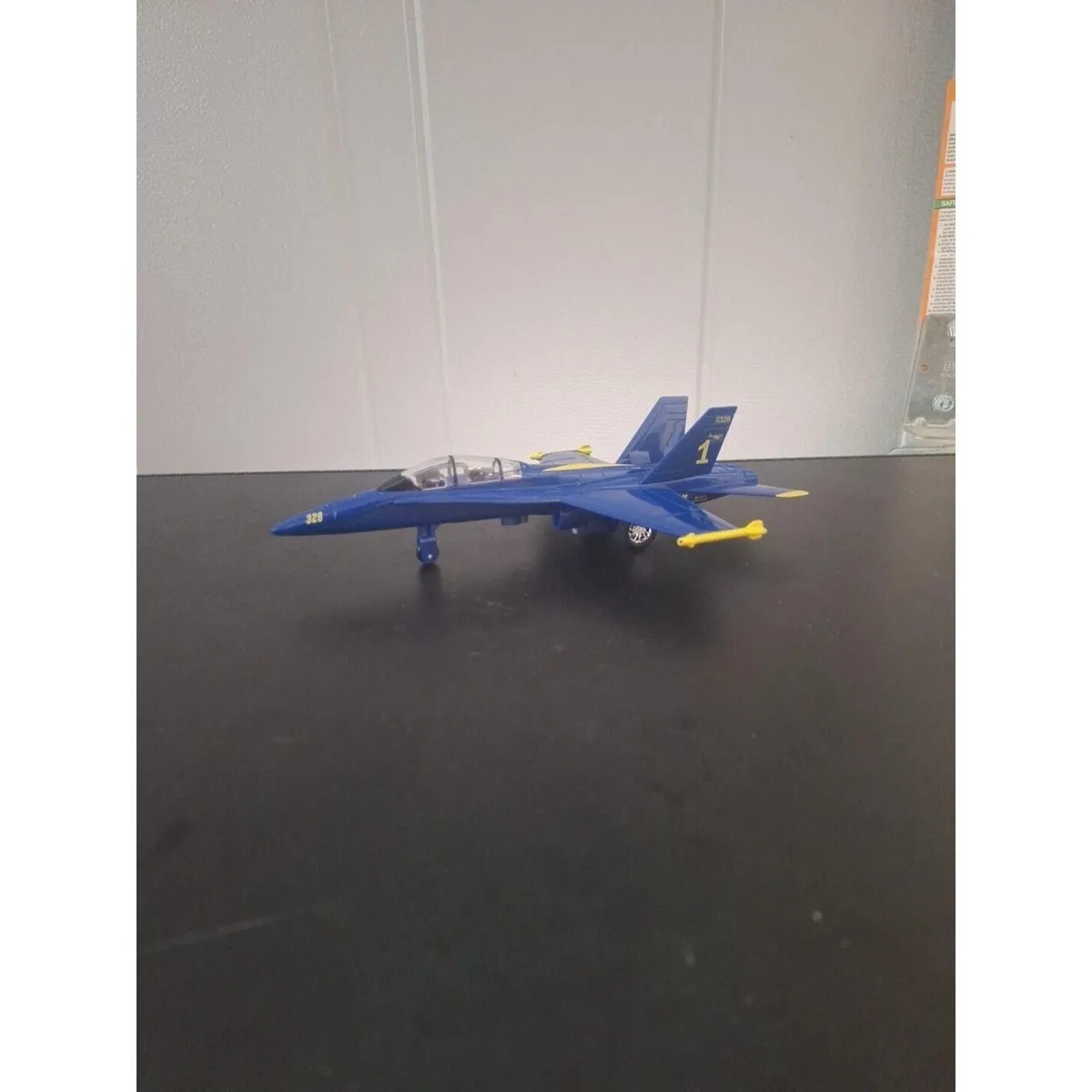 Blue Angel US Navy Plane Airplane Model Toy 328 Die Cast Metal Pullback ...
