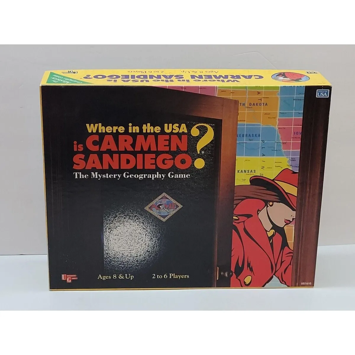 Vintage 1993 Where In The USA Is Carmen Sandiego? Geography Mystery ...