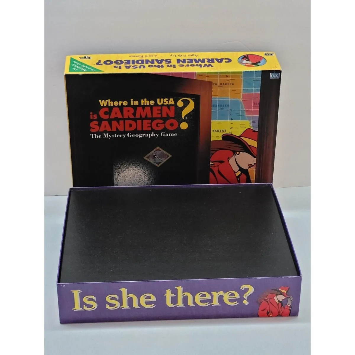 Vintage 1993 Where In The USA Is Carmen Sandiego? Geography Mystery ...