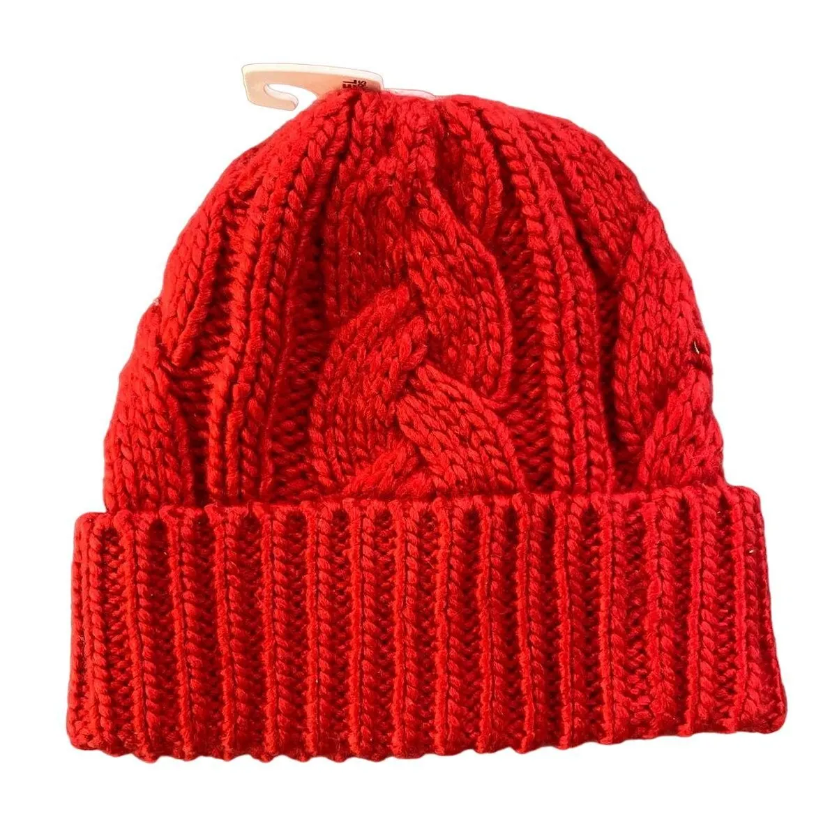 NWT Michael Kors Women's Cable Knit Cuff Beanie Red · Whatnot: Buy ...