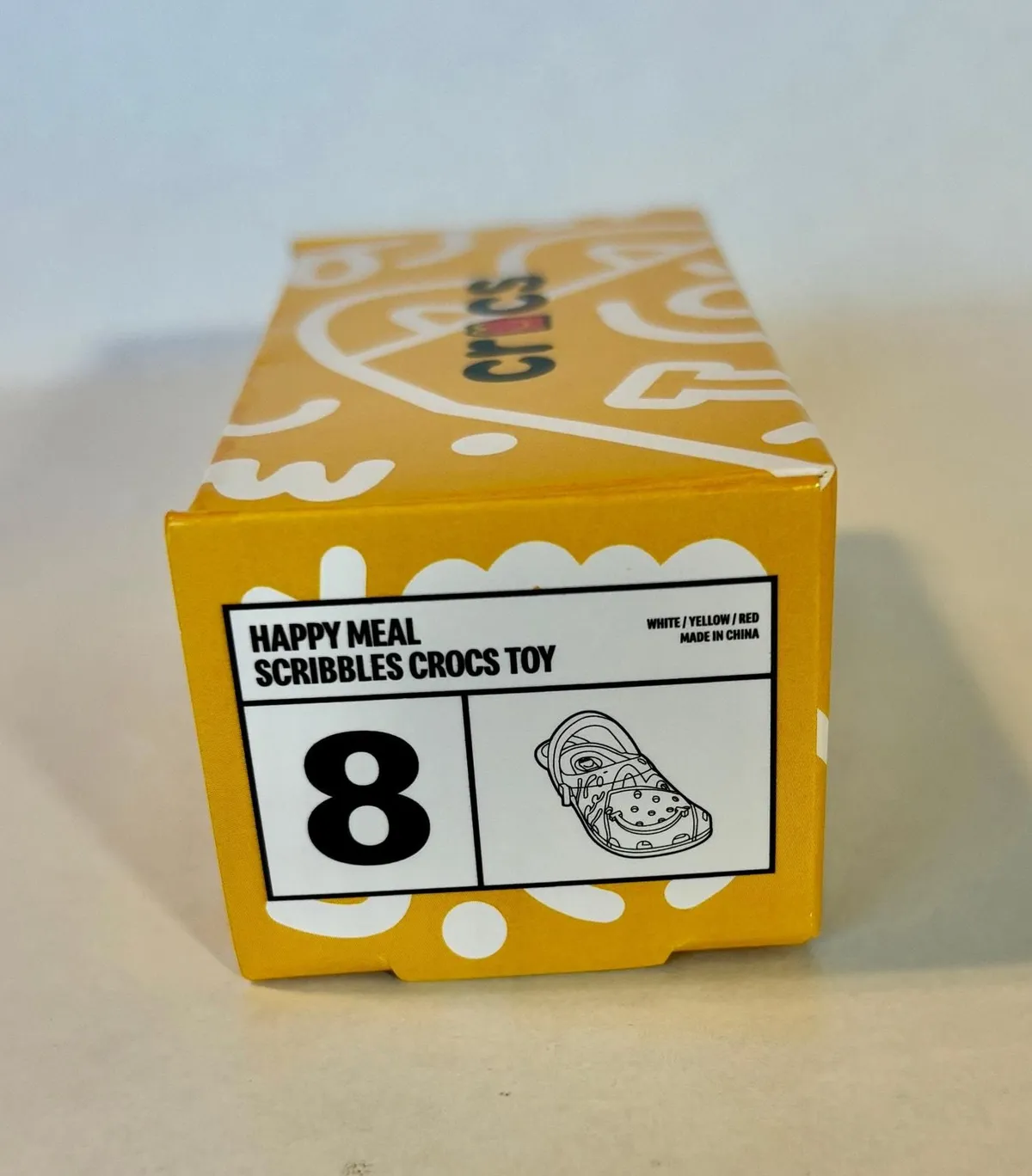 McDonald's 2024 Mini Crocs Keychain Happy Meal Box toy #8 Pattern Charm ...