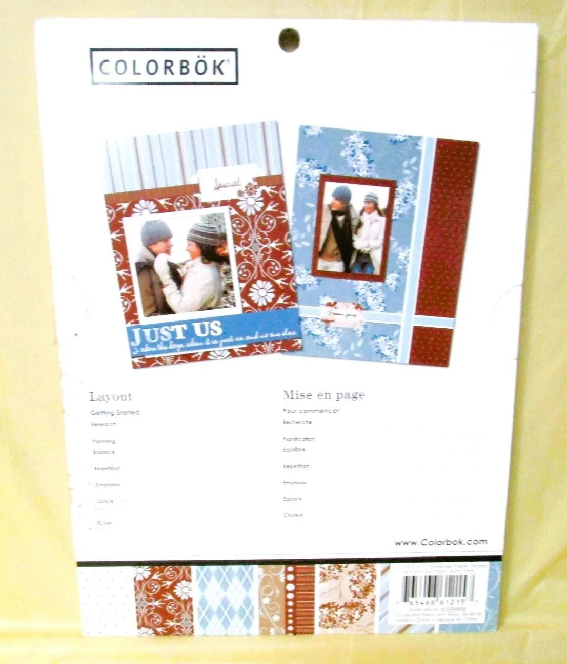 Colorbok Scrapbook Kit Just Us Romantic Theme in Earth Tone Colors, 30 ...