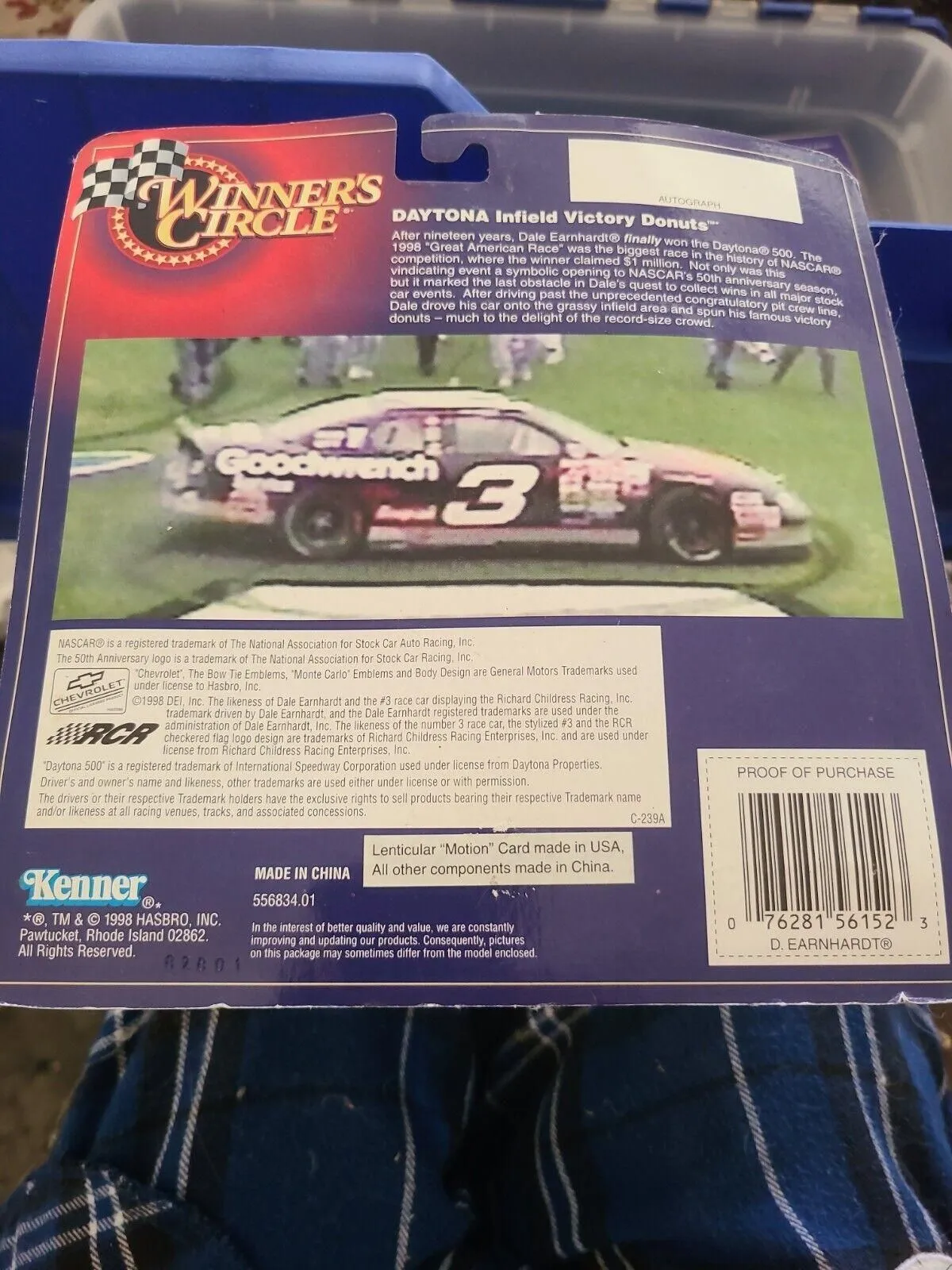 Winners Circle NASCAR Dale Earnhardt Sr Daytona Infield Victory Donuts ...