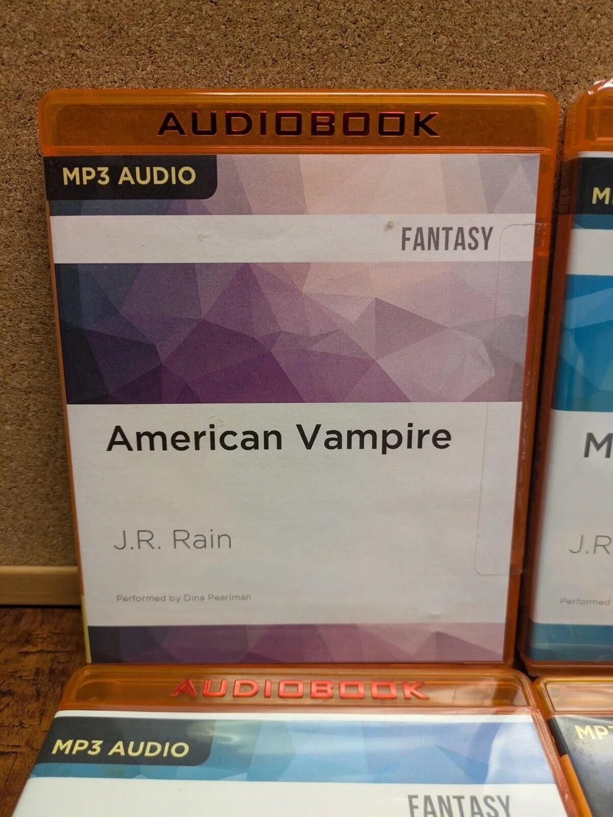 Lot Of 4 J. R. Rain Vampire For Hire Audiobooks MP3 Fantasy Paranormal ...