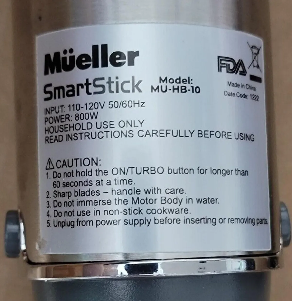 Mueller MU-HB-10 Smart Stick, Hand Blender (Motor Only) · Whatnot: Buy, Sell & Go Live