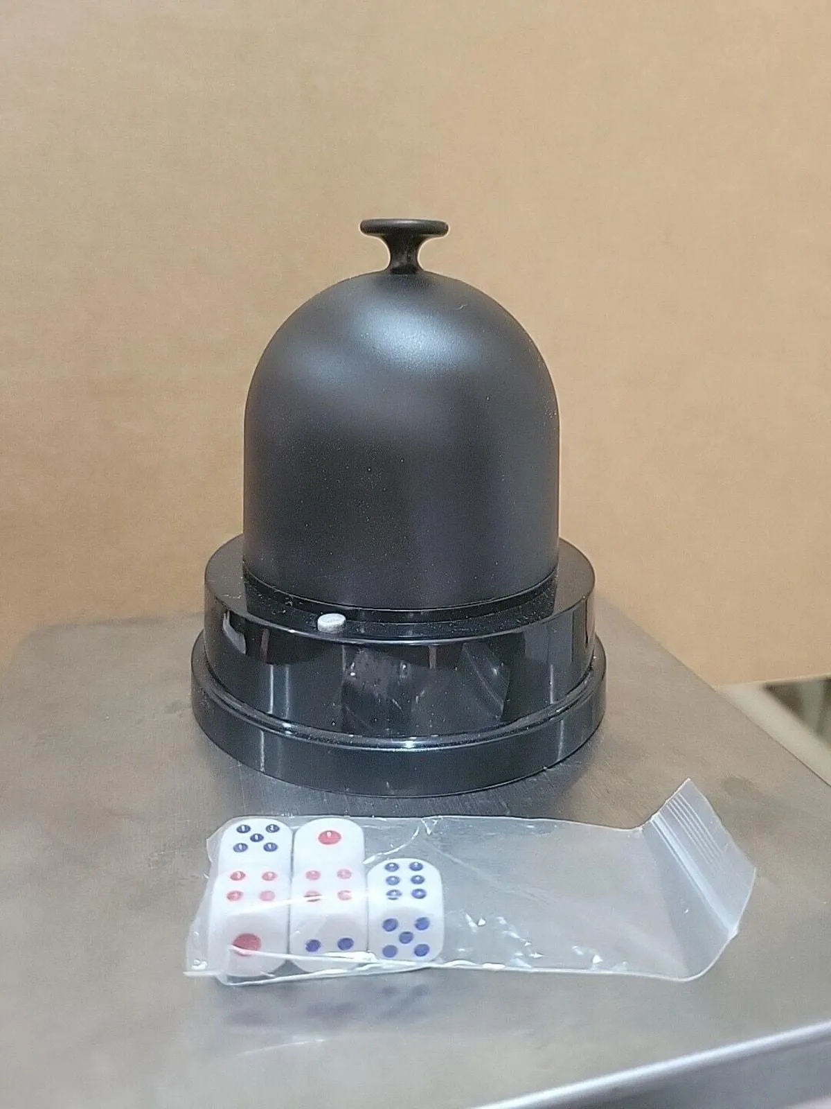 Automatic Dice Roller Cup Battery Operated with 5 Dice · Whatnot: Buy ...