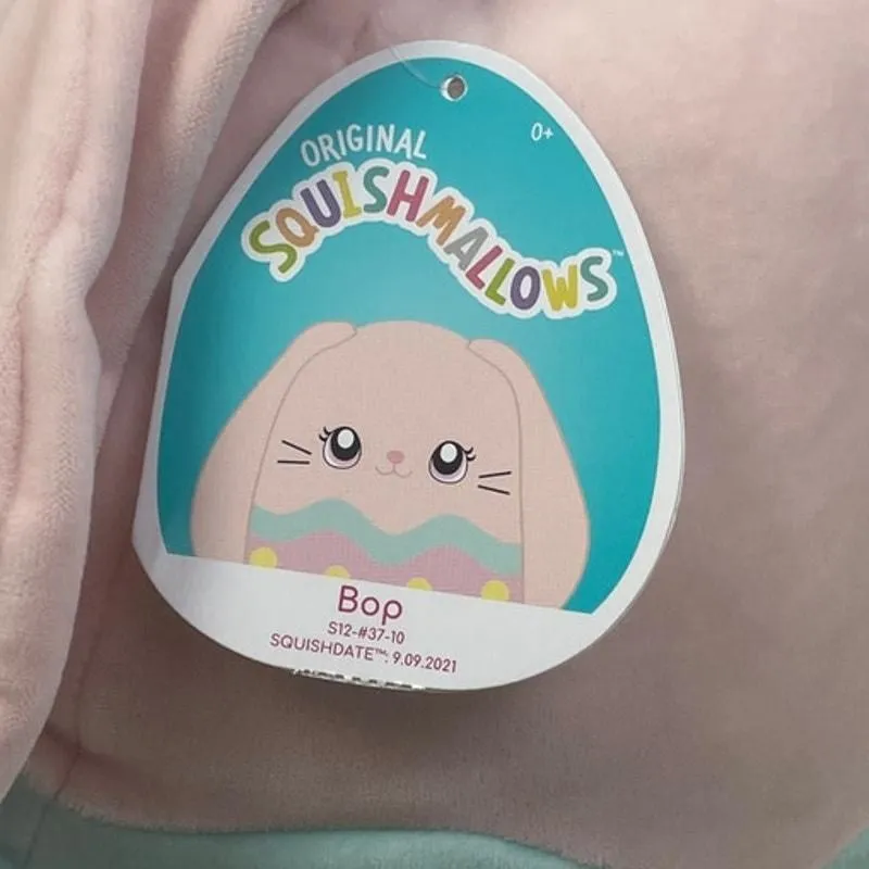 Original Squishmallows Bop th Pink Easter Bunny 12" Stuffed Animal Plush w Tag · Whatnot: Buy ...