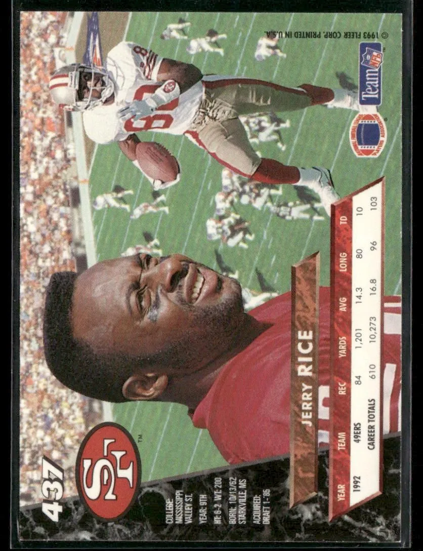 1993 Fleer Ultra Jerry Rice #437 · Whatnot: Buy, Sell & Go Live