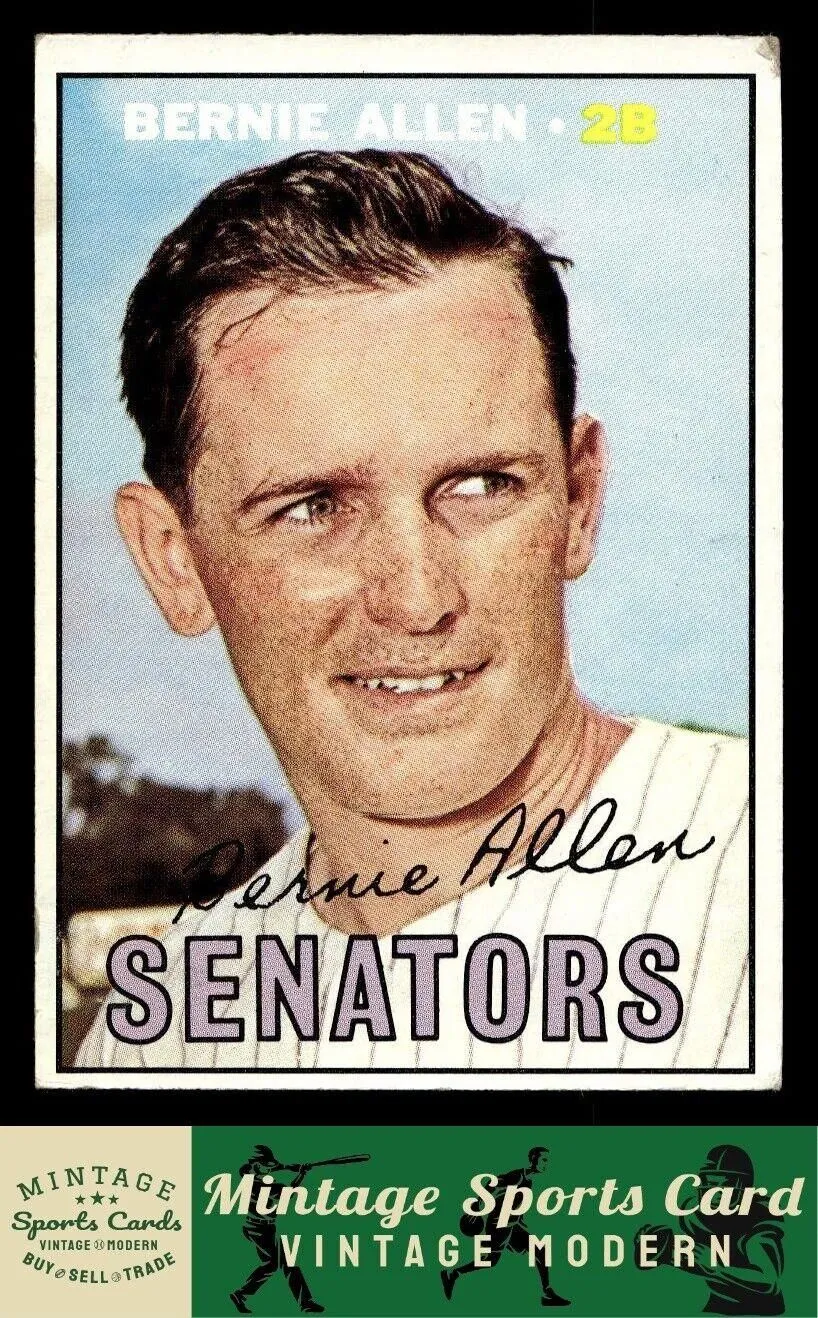 1967 Topps - Bernie Allen - #118 Washington Senators GD+/VG · Whatnot ...
