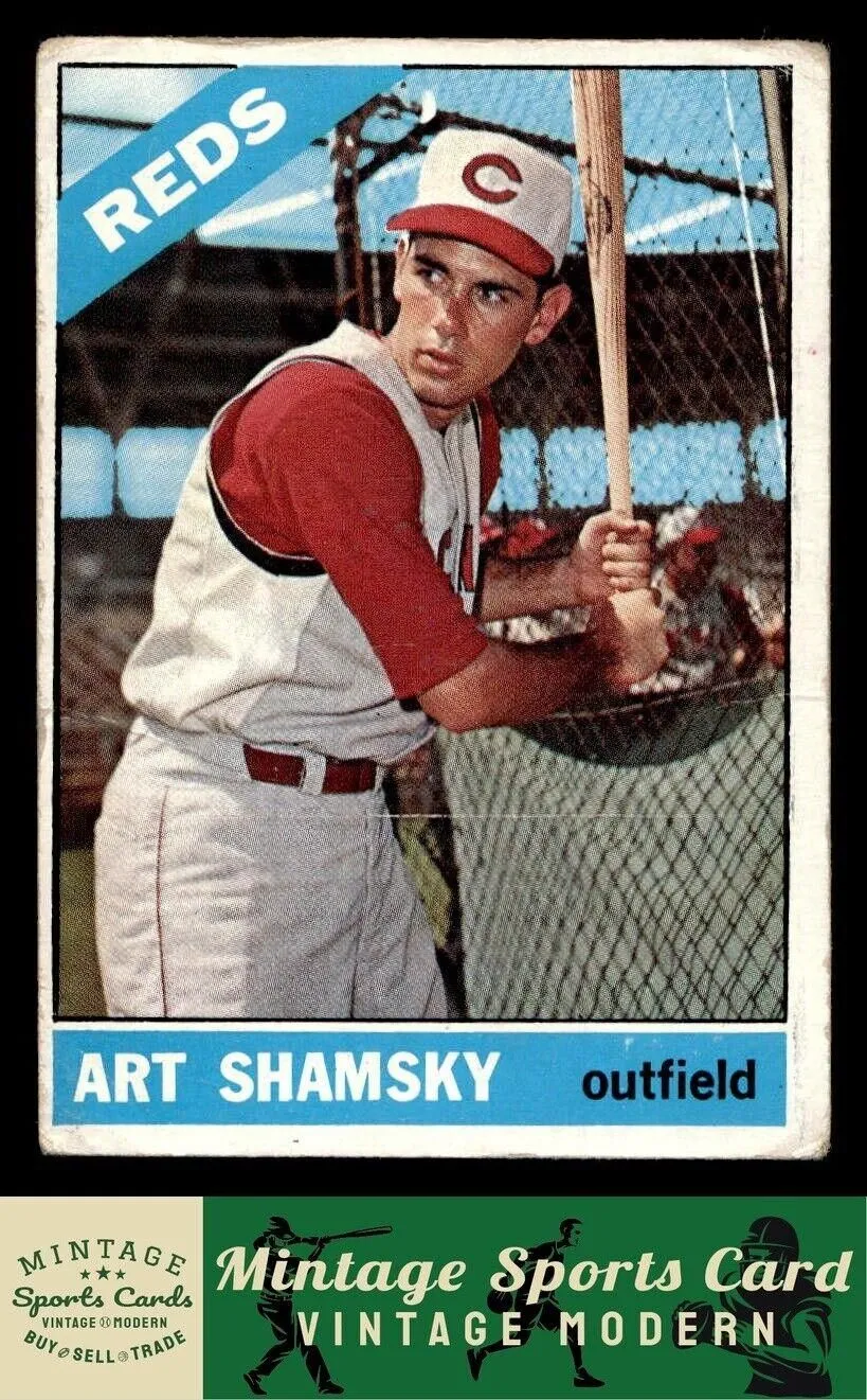 1966 Topps - Art Shamsky - #119 Cincinnati Reds · Whatnot: Shop, Sell ...